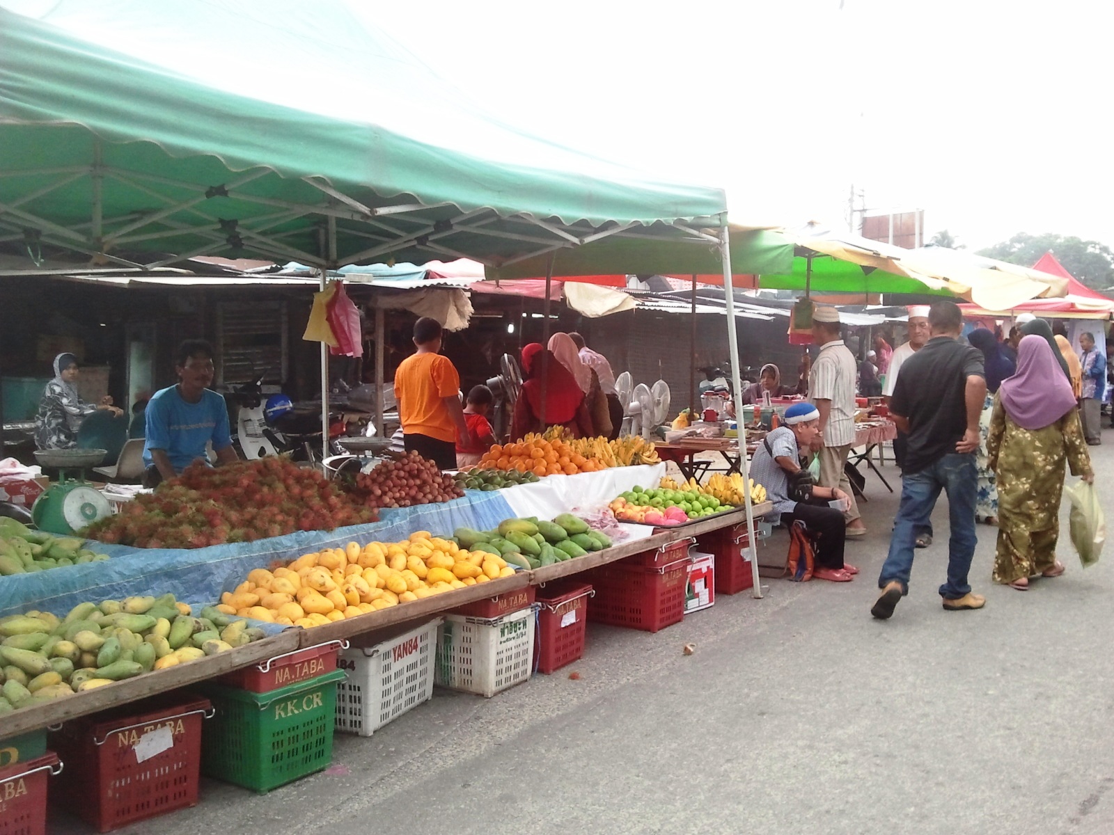 Johor Ke Terengganu.: Pasar Manir
