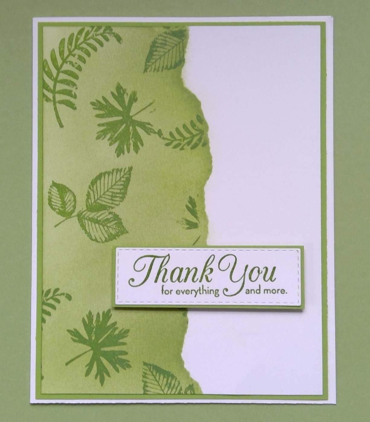 Cotswold Crafter: Simple Green Card