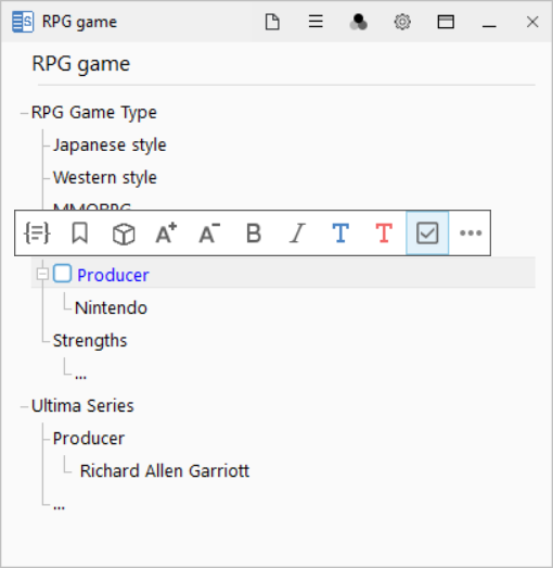Insert checkbox into sticky notes window - SynapBook Insert checkbox into sticky notes window - SynapBook