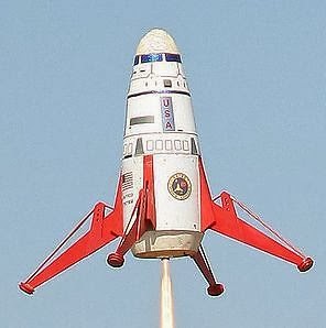 Model Rocket Building: EBAY Wood Mars Lander