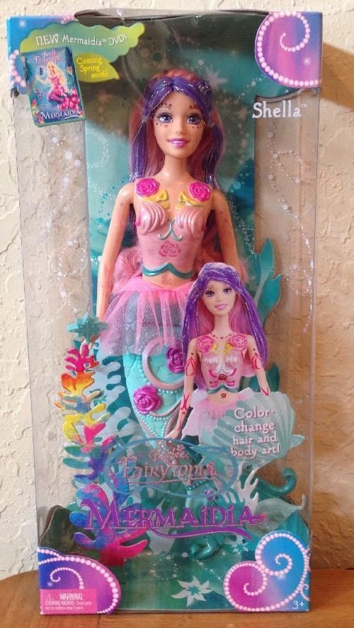 Barbie Mermaidia color change mermaid Shella- po druhý raz