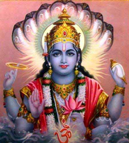 Symbolism in the four hands of Hindu God Vishnu – Gopal Uttar Tapani ...