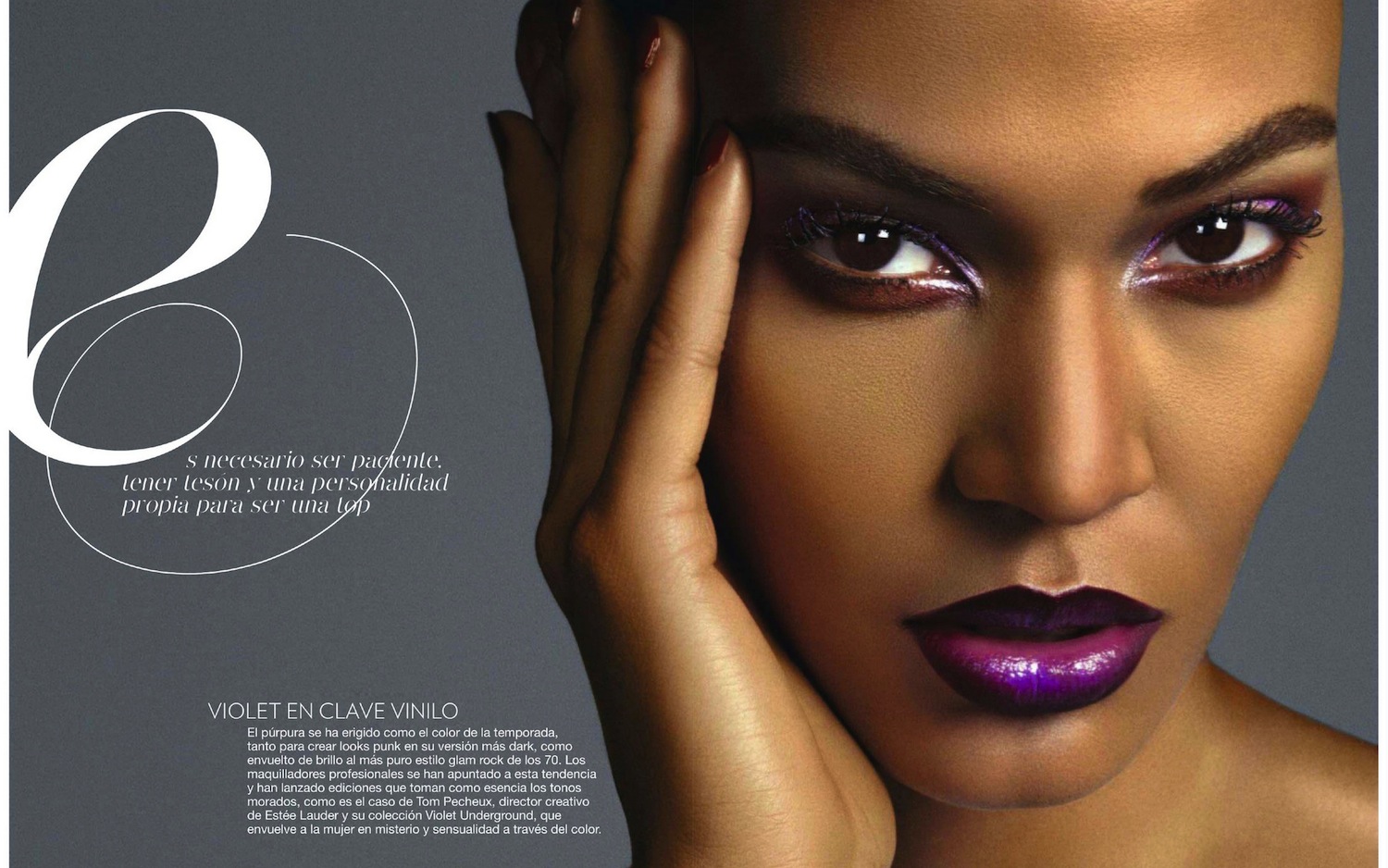 joan smalls by david roemer for glamour spain november 2012 | visual ...