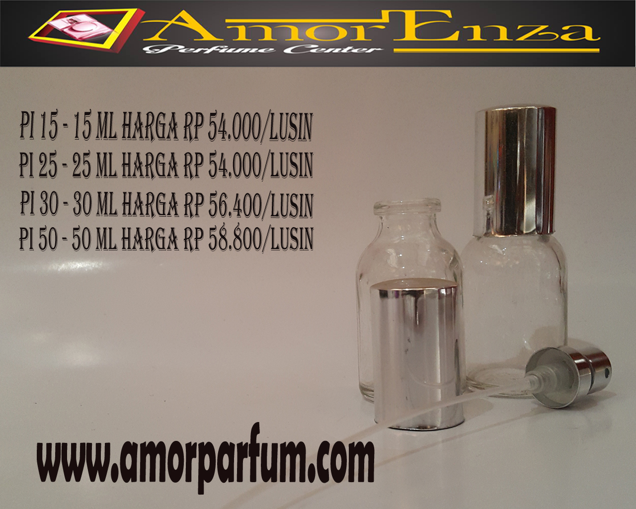 Jual Aneka Botol Parfum Cantik & Unik - Distributor Bibit Parfum Refill ...