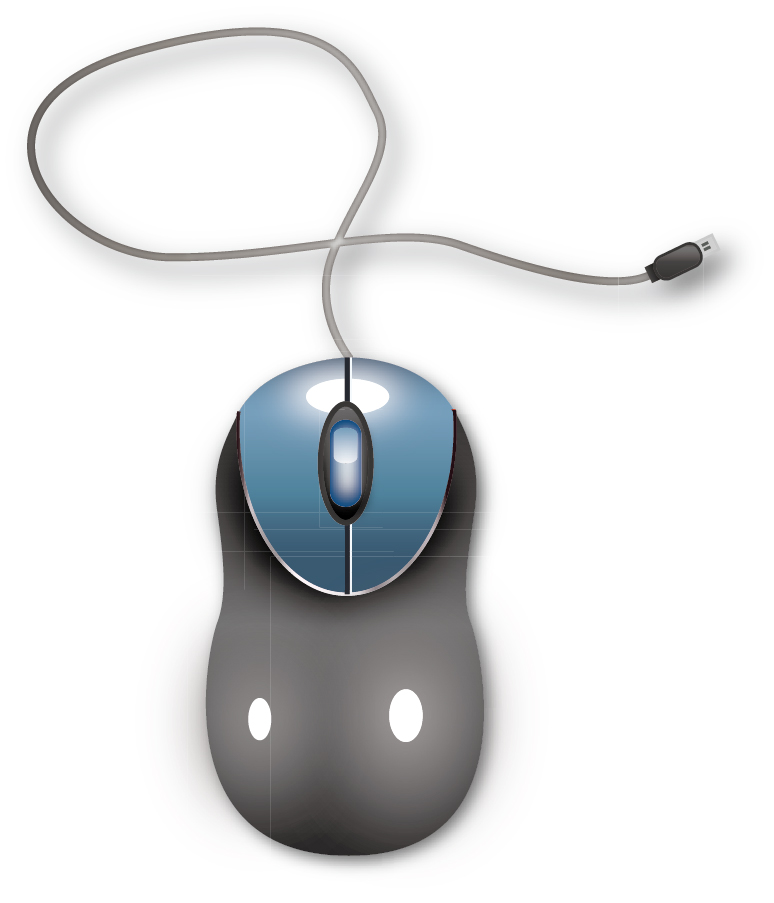 光沢あるマウス Vector PC Mouse イラスト素材 | ai eps イラストレーター