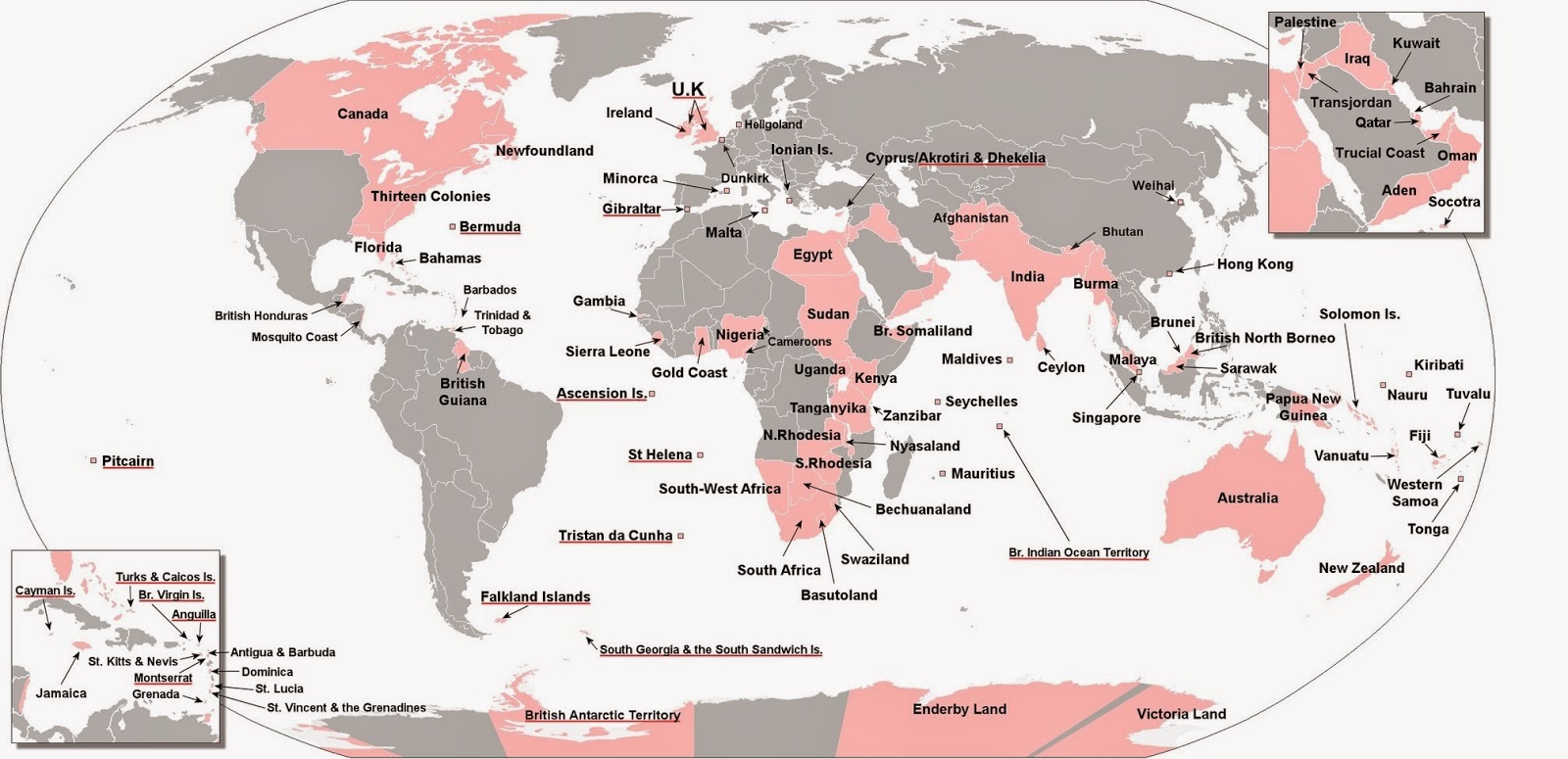 ANTHROPOLOGY OF ACCORD: Map on Monday: The British Empire