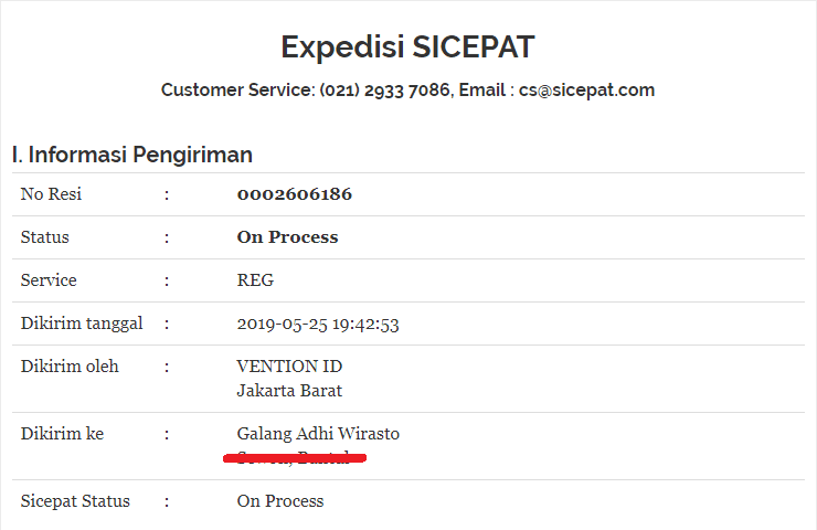 3 Cara Cek Resi SiCepat Express dan Istilah Pengirimannya - TeknoSee