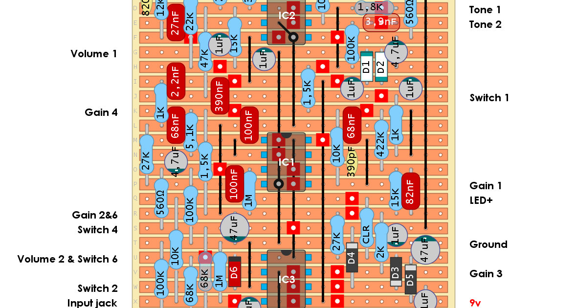 Dirtbox Layouts: Klon Centaur