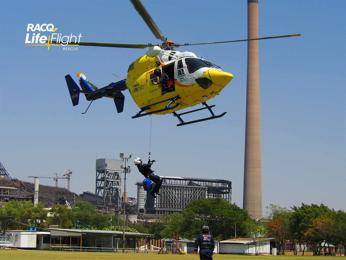 Central Queensland Plane Spotting: RACQ-LifeFlight Kawasaki BK117 B-2 ...