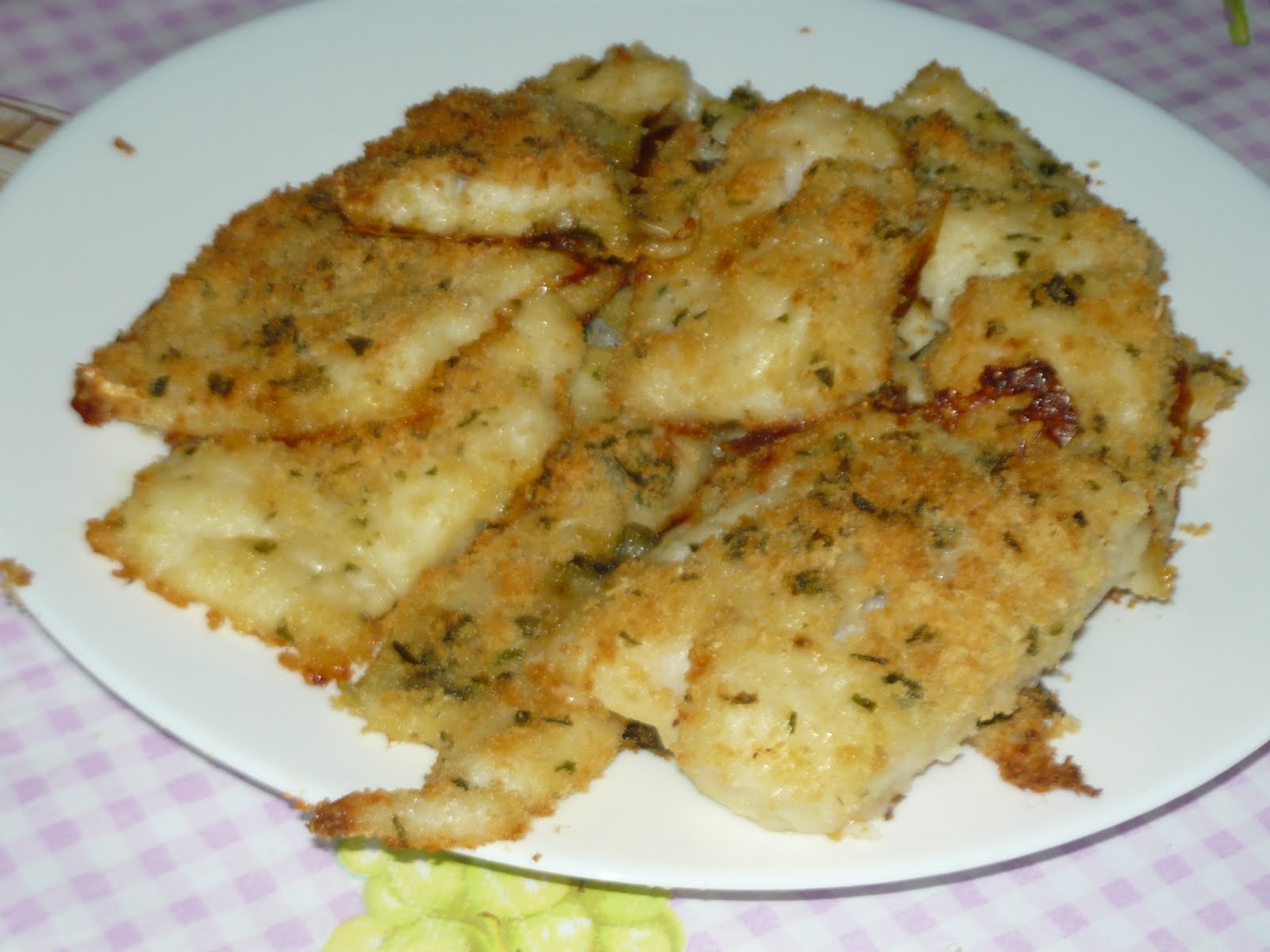 le ricette di elena: FILETTO DI MERLUZZO GRATINATO