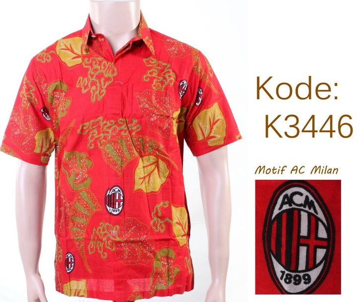 Usaha Mandiri Sejati: BATIK BOLA "AC MILAN"