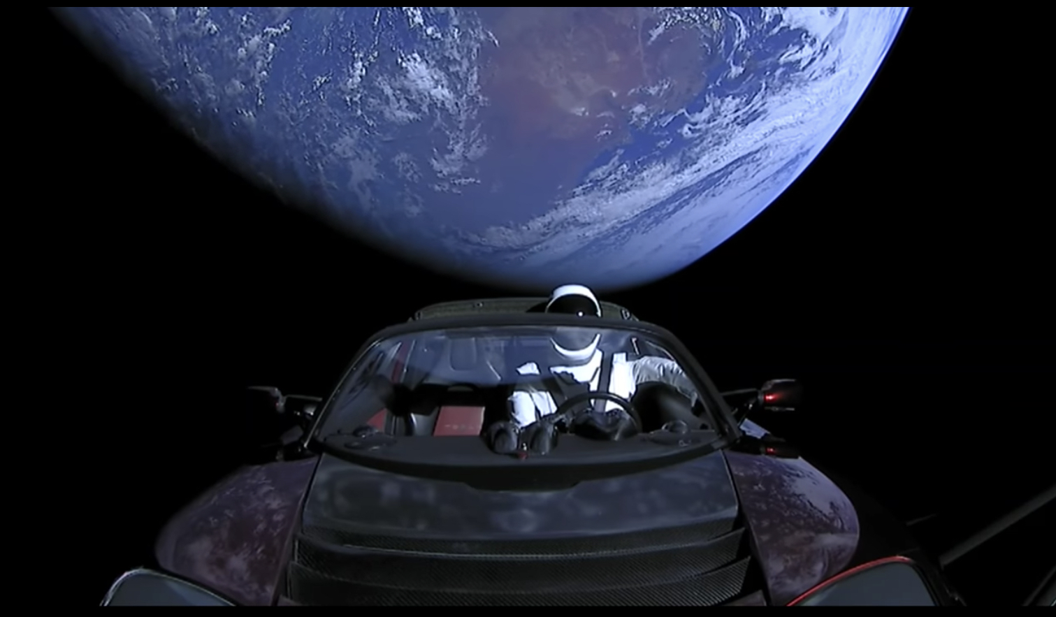 Scotty Watty Doodle All The Day: Elon Musk's Tesla In Space...Frickin ...