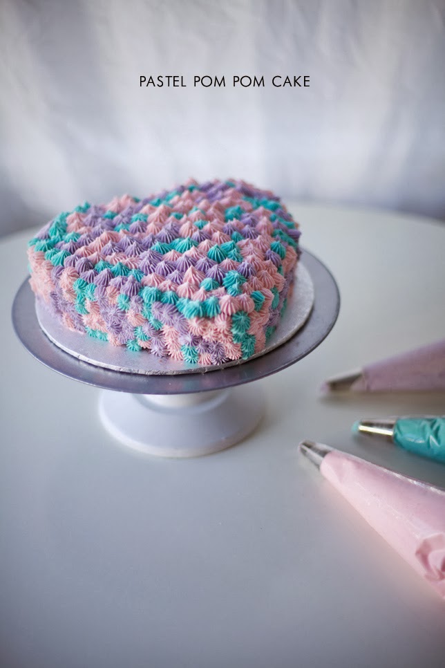 Coco Cake Land - Cakes Cupcakes Vancouver BC: Pretty Pastels: Pom Pom ...