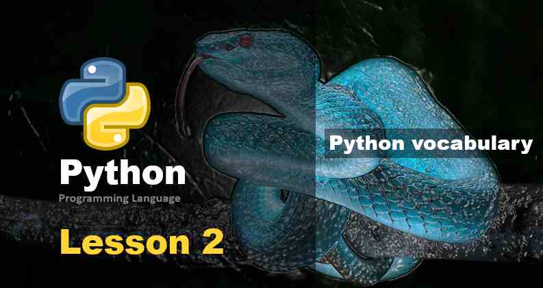 ReachIT Easily: Lesson 2: Python vocabulary- learn python easily by ...
