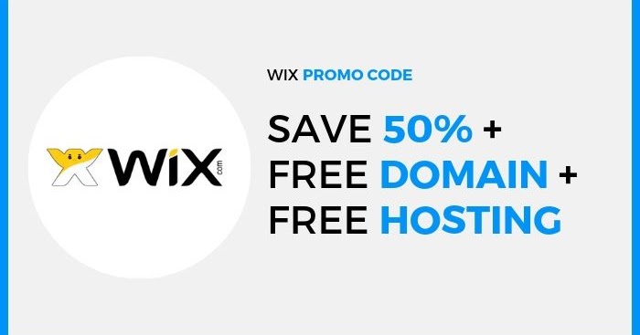 WIX Promo Code: 50% OFF + FREE DOMAIN + FREE HOSTING