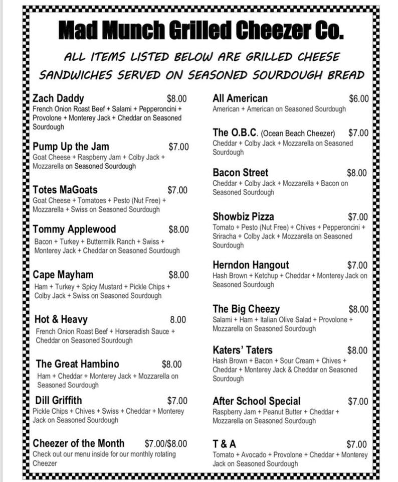 SanDiegoVille: Mad Munch Grilled Cheezer Opens In Ocean Beach