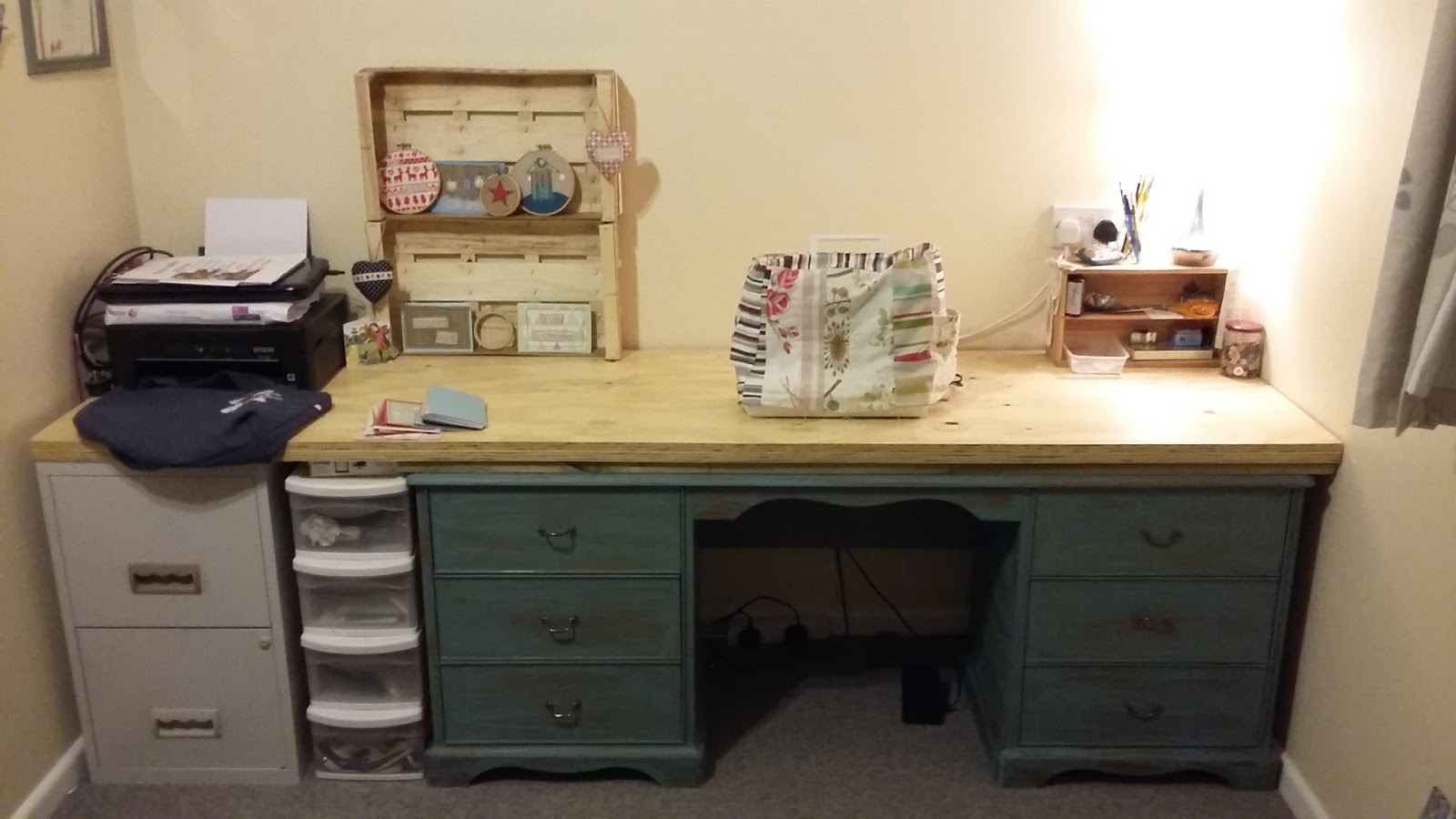 Hanmade in Cornwall: Sewing room revamp