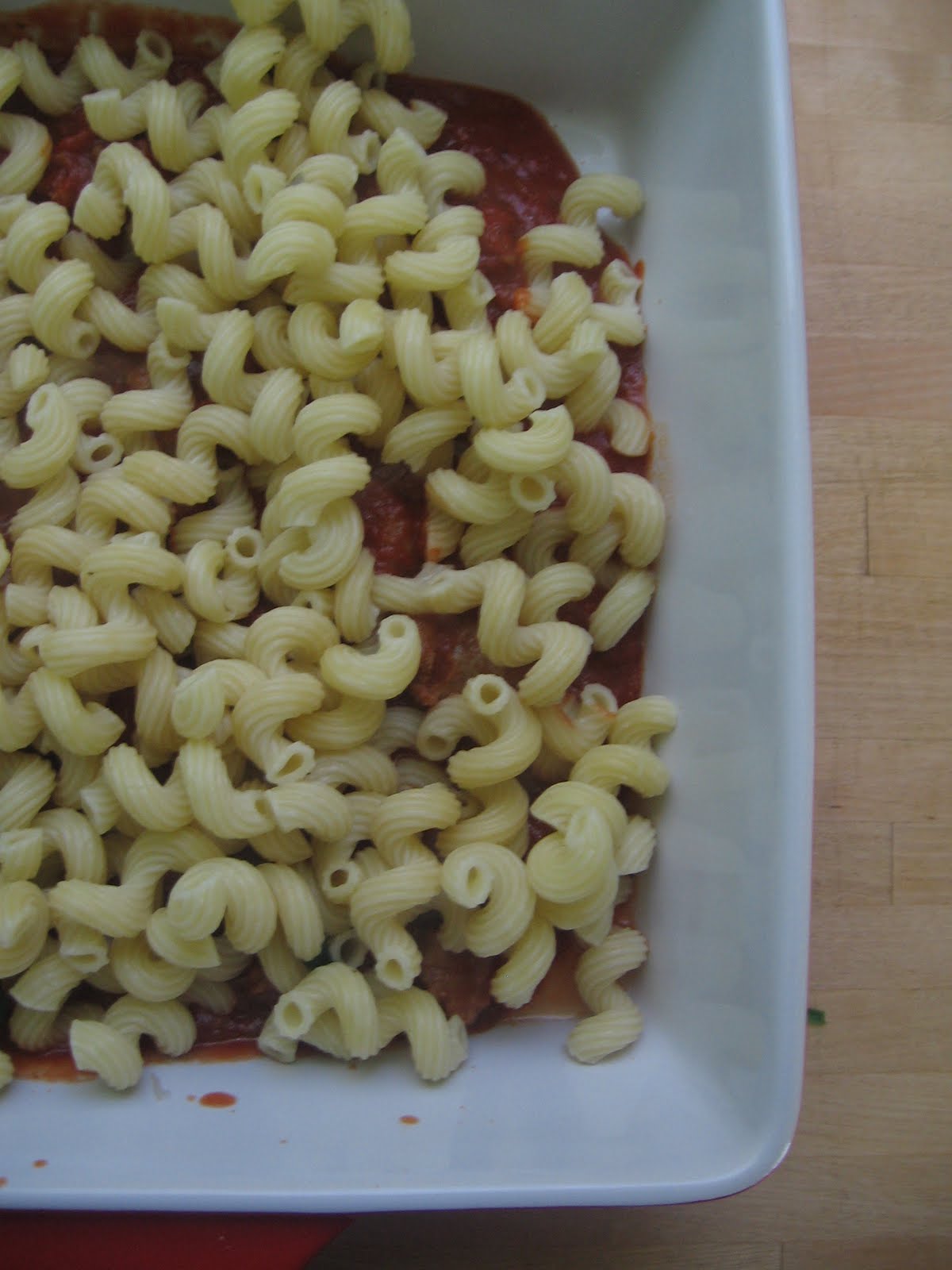 sweetsugarbean: Baked Cavatappi With Sausage, Ricotta and Swiss Chard