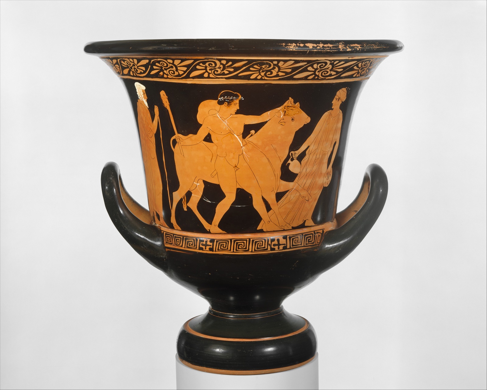 Spencer Alley: Theseus - Painted Terracotta from Ancient Greece