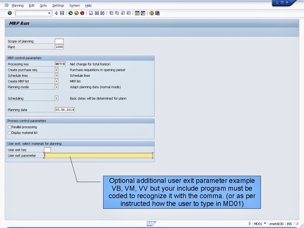 青蛙SAP分享 Froggy's SAP sharing: Tech16 Abap User Exit for MRP Run MD01