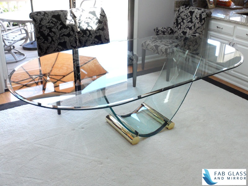 Glass Wall Mounted Table