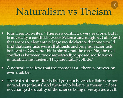 NATURALISM VS. THEISM IS A FALSE DILEMMA