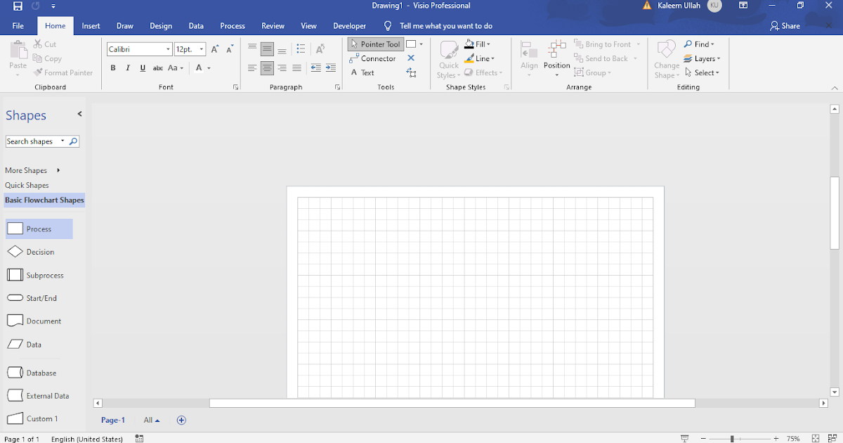 How To Insert / Draw Text Box in Visio?