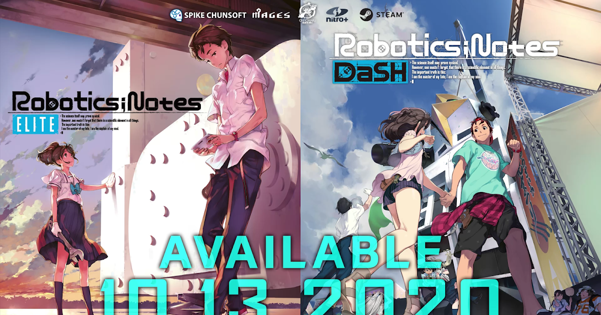 Robotics;Notes Elite e Robotics;Notes DaSh (Multi) serão lançados no ...