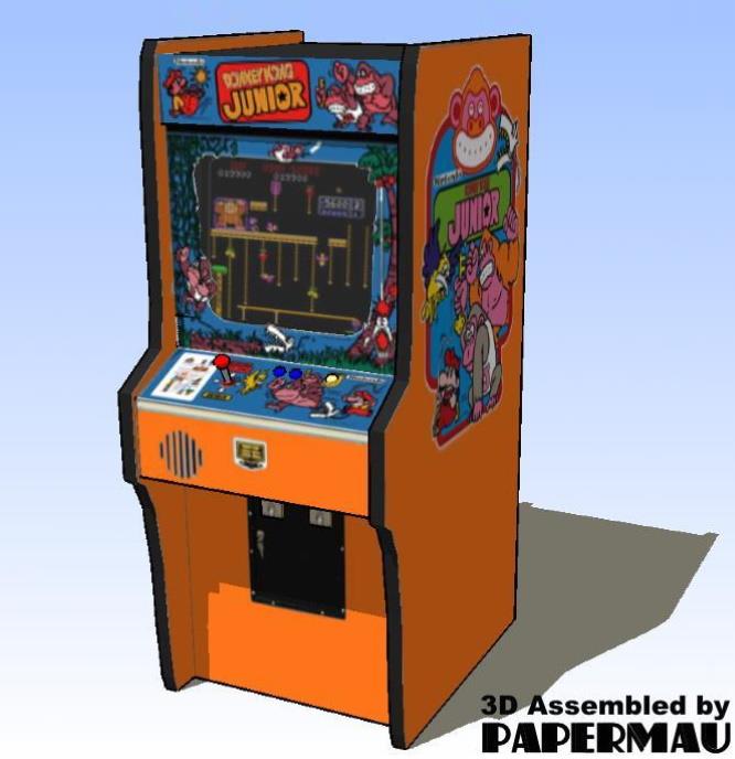 Maquina Arcade De Carton