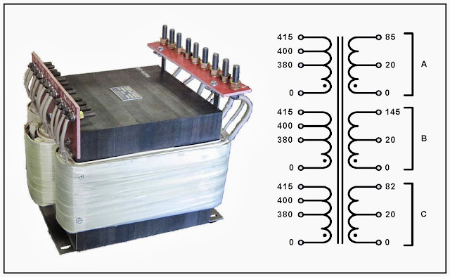 L/C Magnetics: Heating Element Transformers, 38.6 KVA, P/N 18754A ...