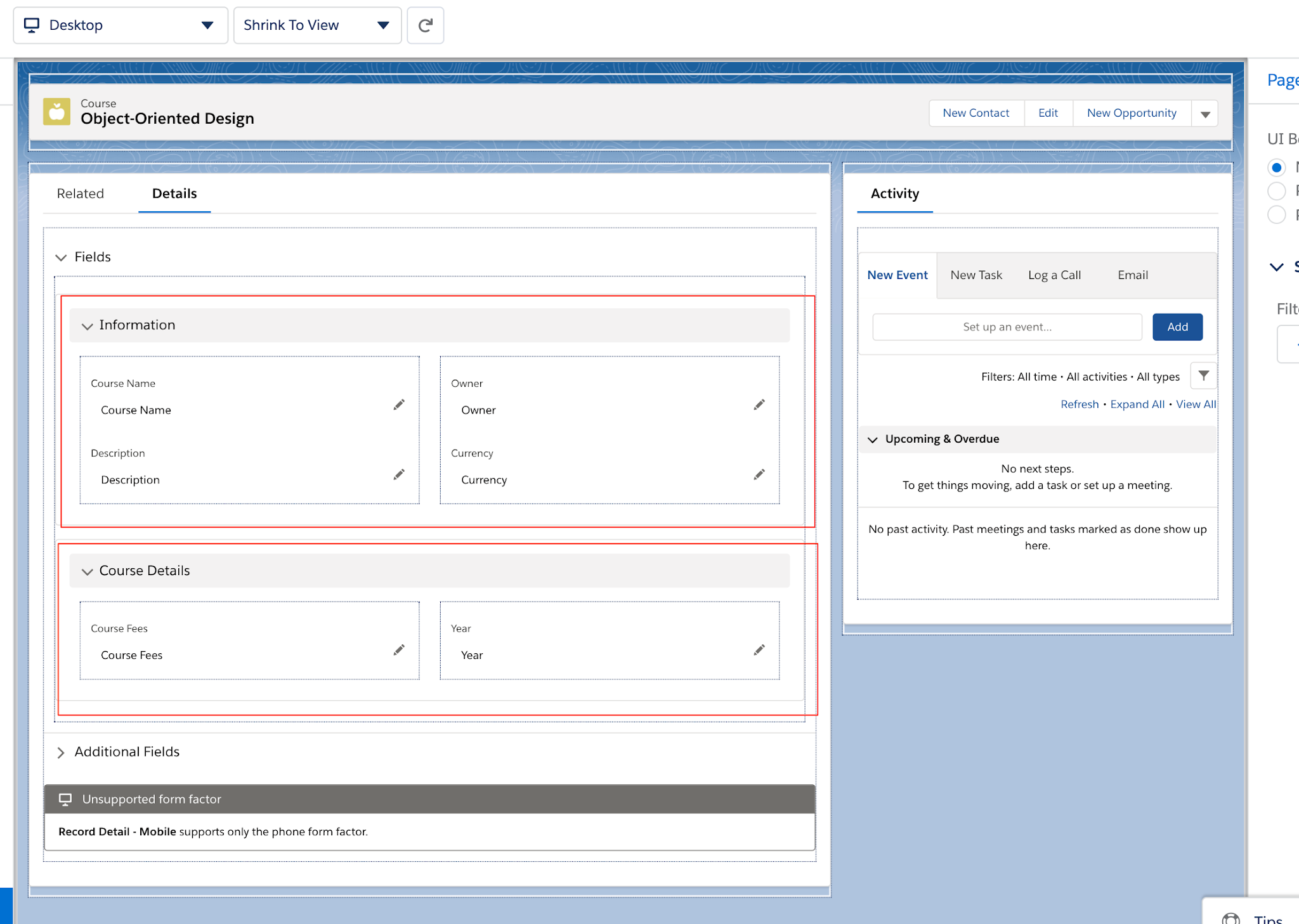 Dynamic Form in Salesforce | Technical Potpourri from Sudipta Deb