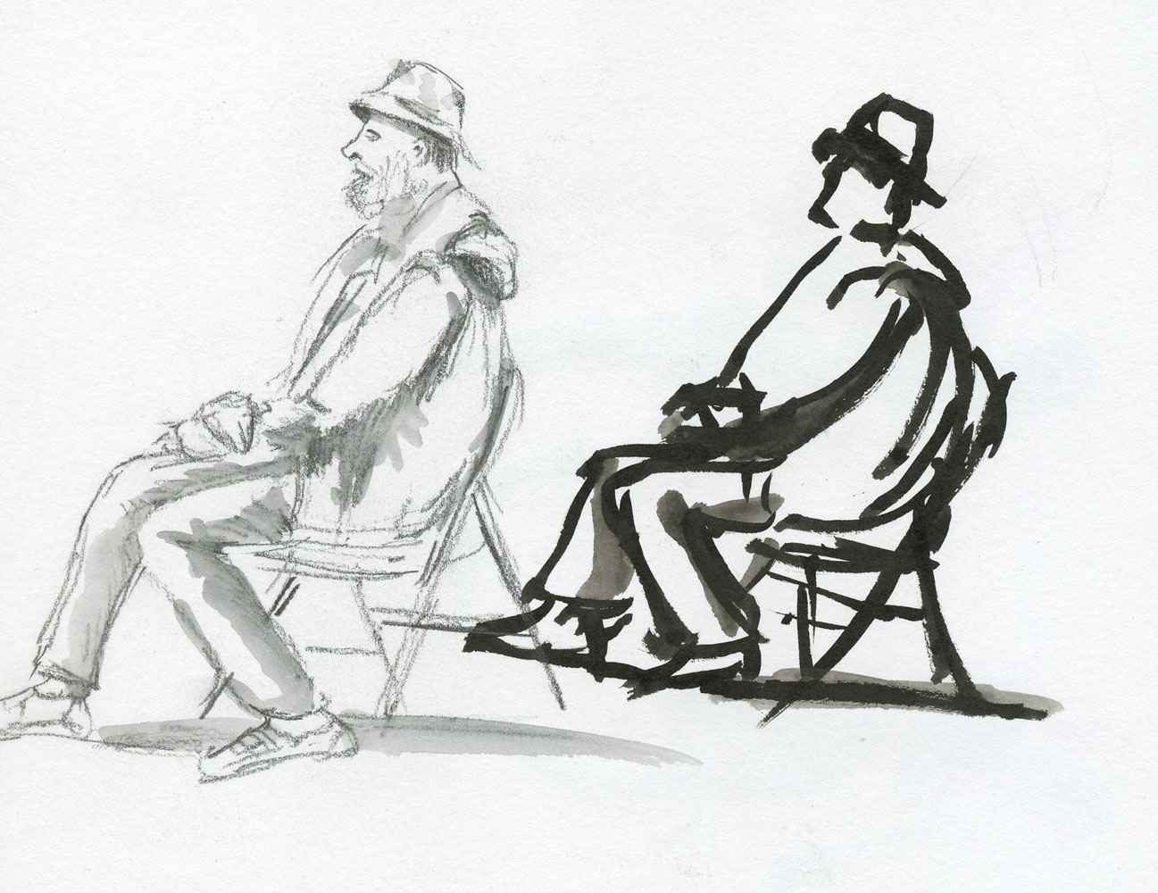 Fueled by Clouds & Coffee: At Last, Real Life Drawing