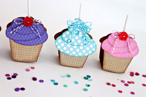 Doodlebug Design Inc Blog: Kraft in Color: Lollipop Covers by Candace