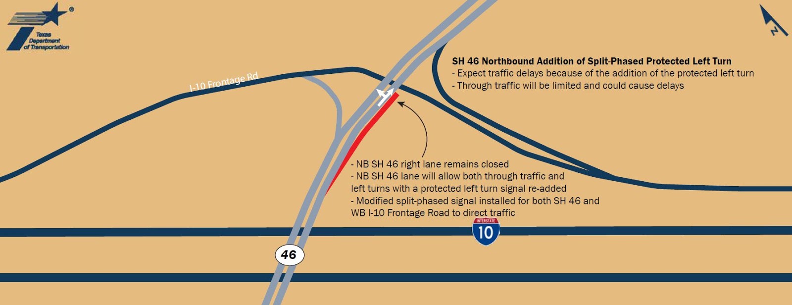 Go Ahead!: I-10 & SH 46 In Boerne: 'Split Phase' Signal To Alleviate ...