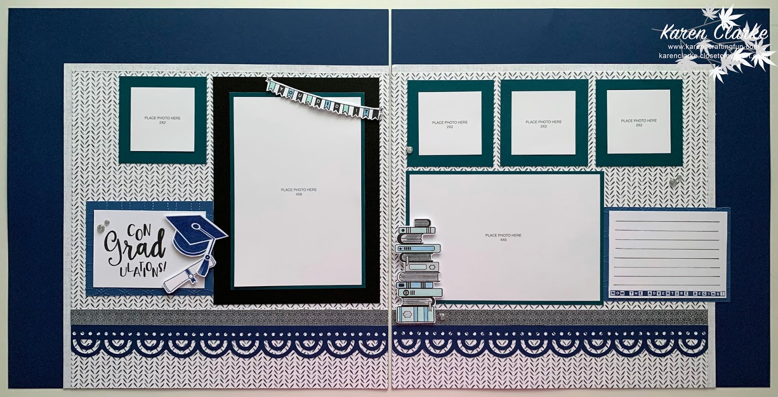 Karen's Crafting Fun: Graduation Layout