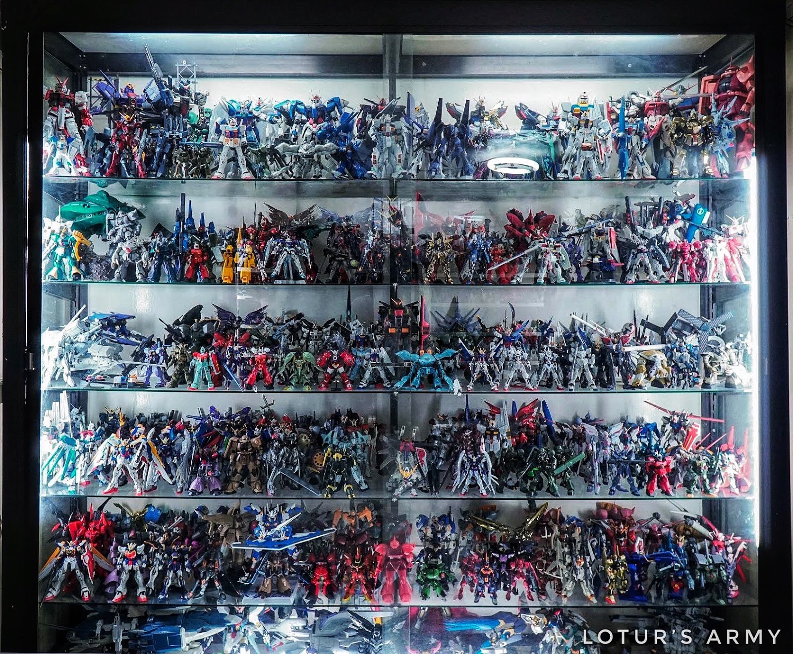 Lotur's GunPla Models Collects in One Massive Army!