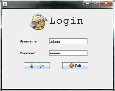 Swing Login Manager Java [GUI] Database Insert Update Delete Search ...