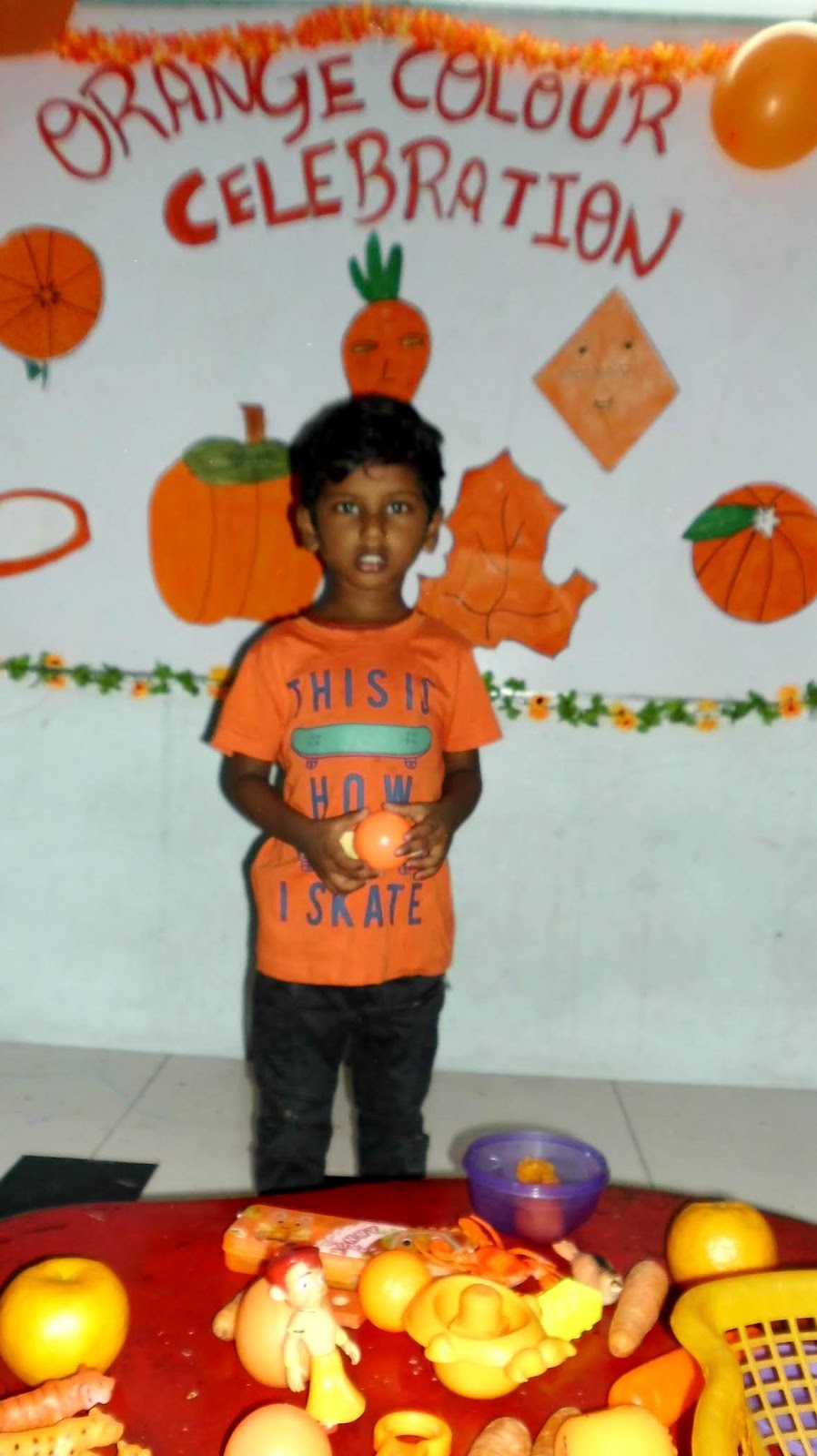 ORANGE COLOUR DAY CELEBRATION - PLAY GROUP & NURSERY | T.I.M.E KIDS PRE ...