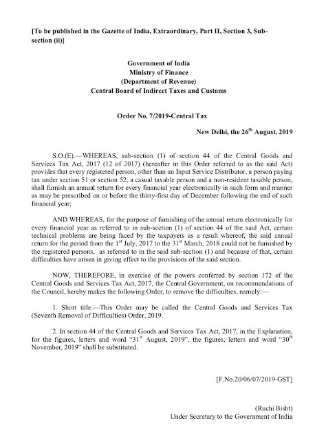 Taxes In India GST Annual Return And Reconciliation Statement Date taxes-in-india-gst-annual-return-and-reconciliation-statement-date