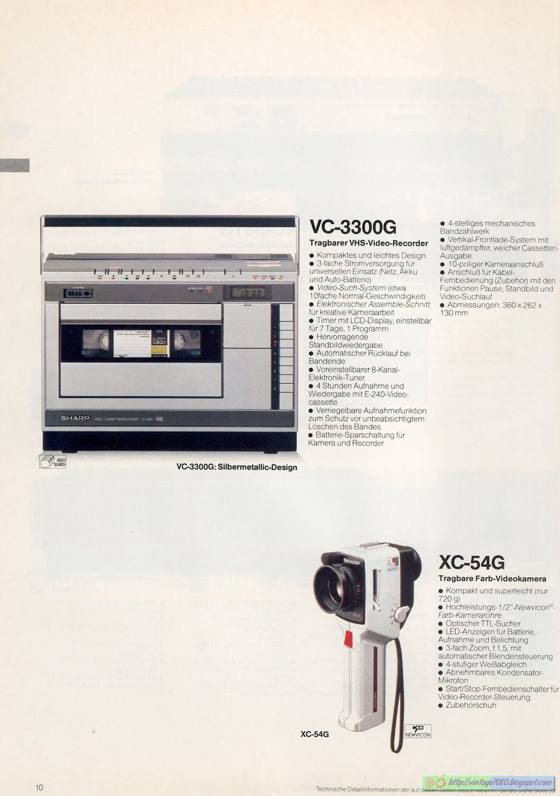 Vintage 70 80: Sharp 13 - Catálogo 1985-1986