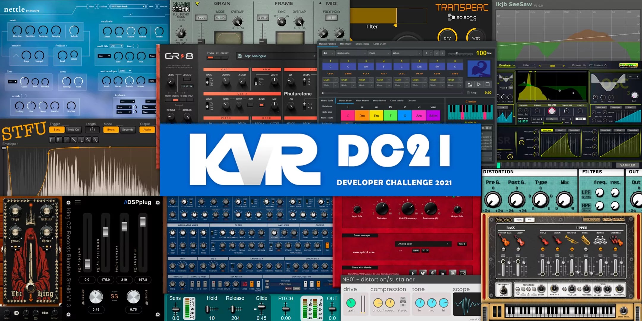 KVR Developer Challenge 2021 Descarga gratis más de 30 nuevos plugins