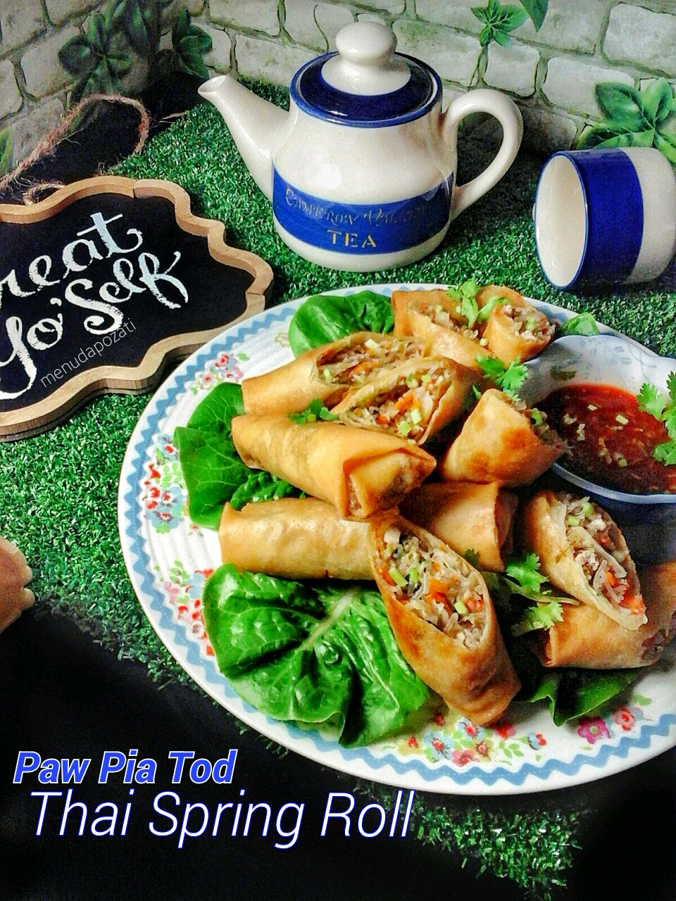 Popia Goreng Thai | Thai Spring Roll | Paw Pia Tod