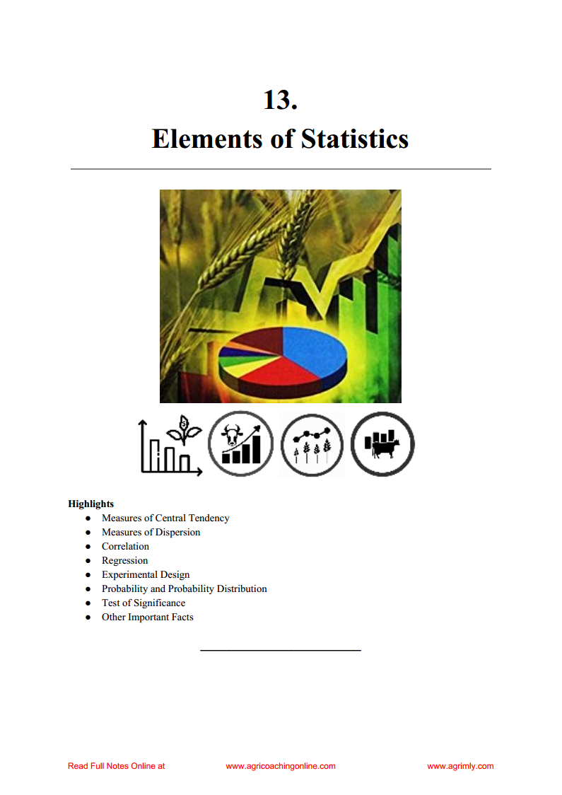 Agrimly: Elements of statistics.