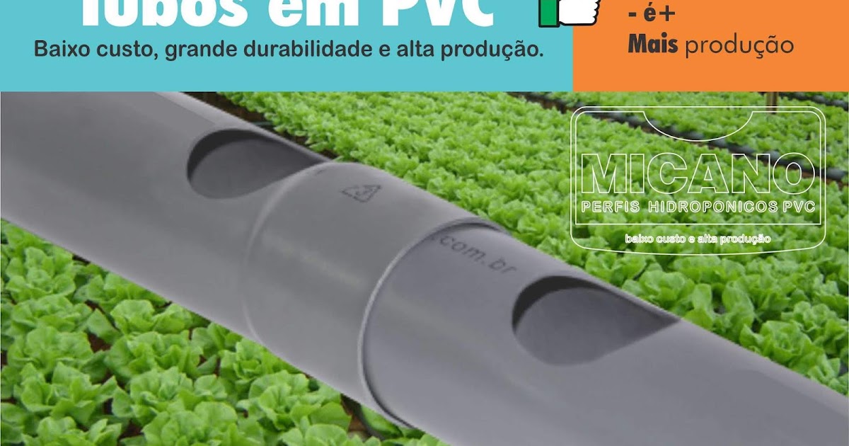TUBOS E PERFIS PARA HIDROPONIA: TUBO HIDROPÔNICO COM BOLSA DE ENCAIXE ...