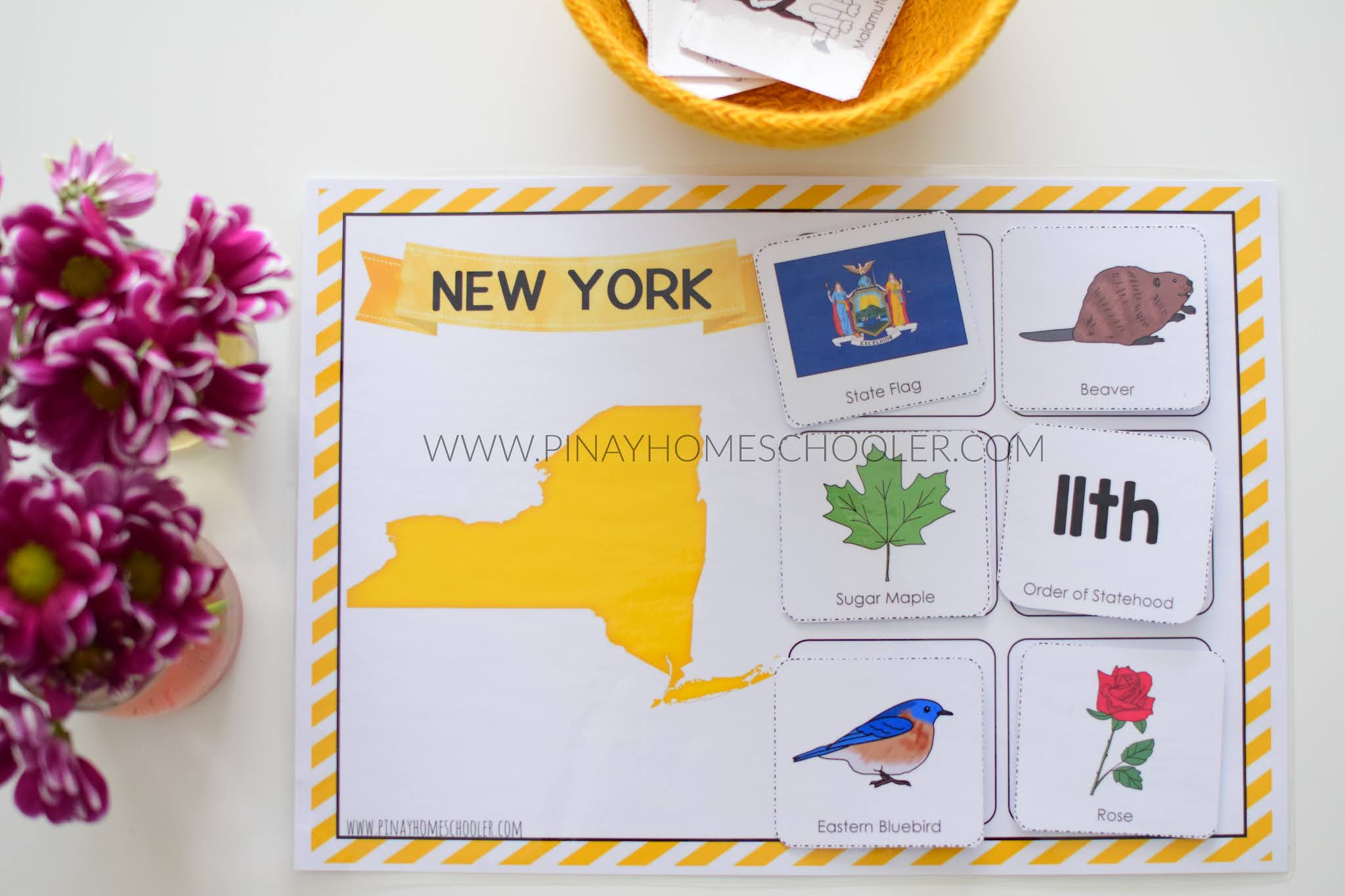 USA State Symbols Sorting Activities | The Pinay Homeschooler