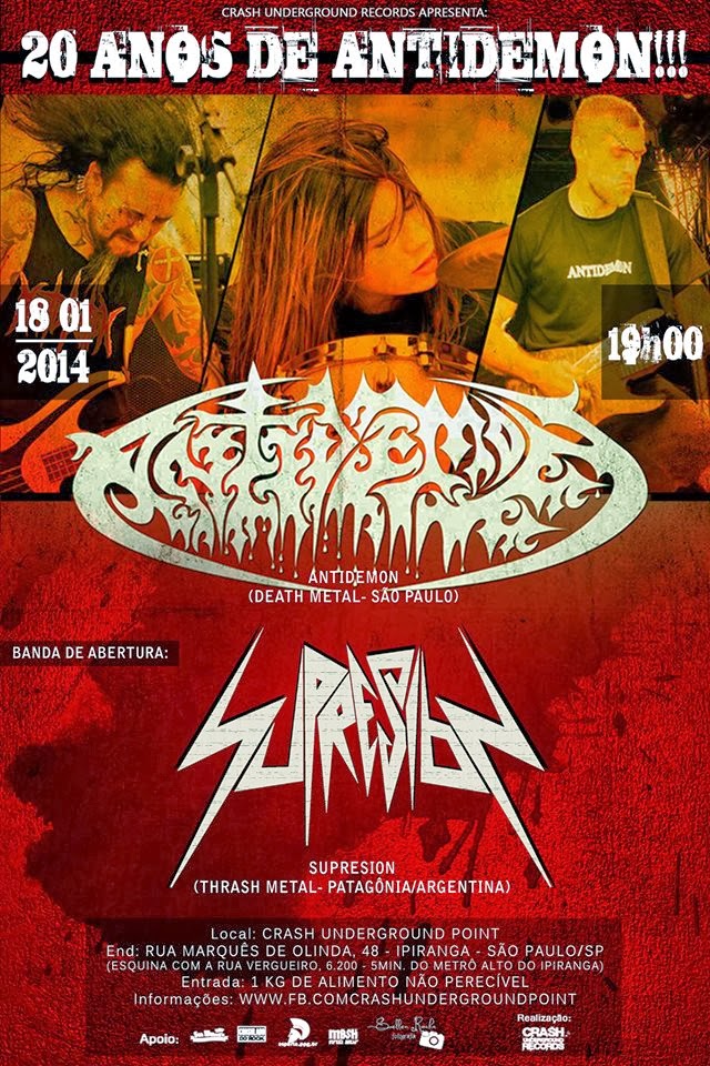 Holy Metal 777 :: #7ANOS: Antidemon: evento comemorativo aos 20 anos da ...