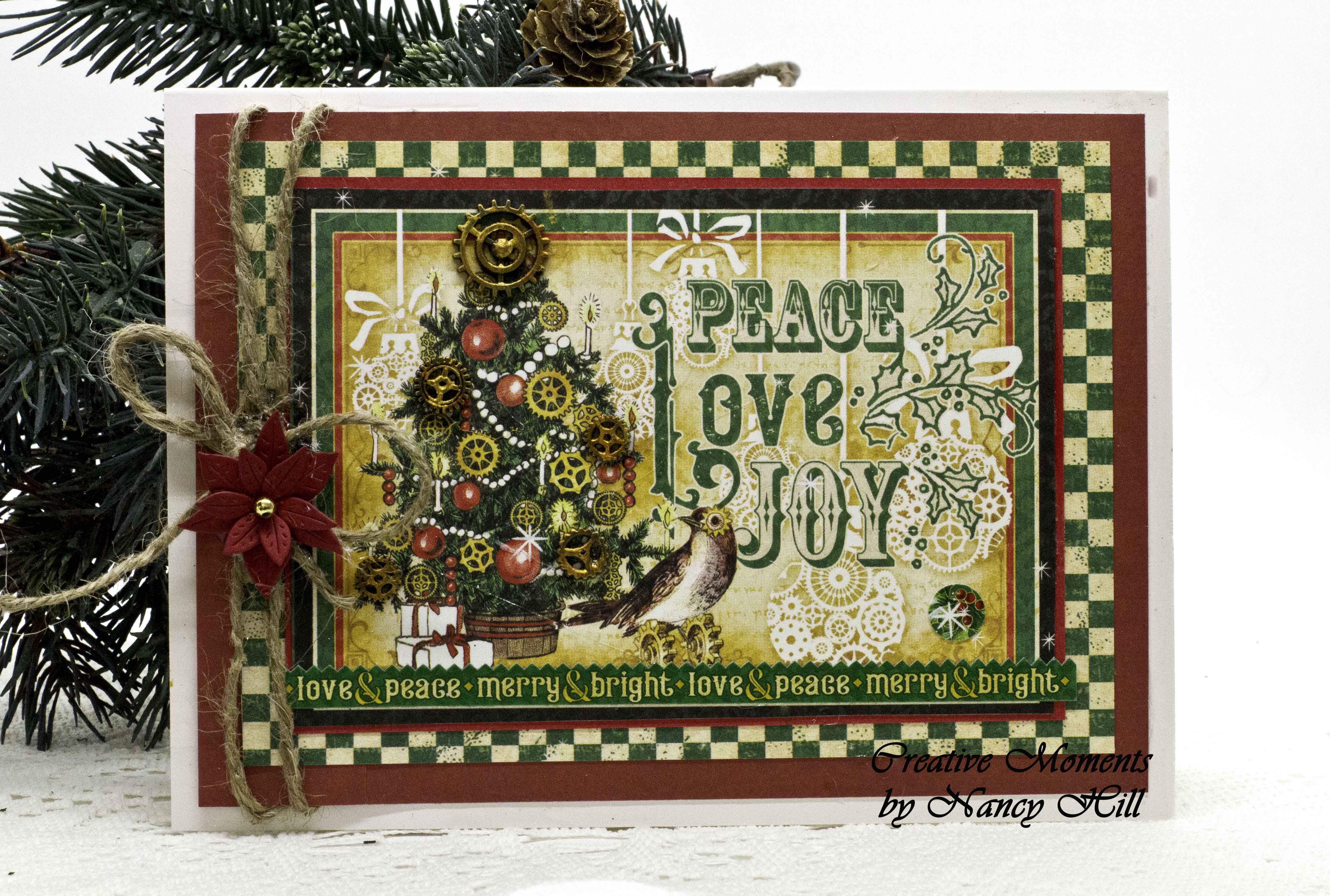 Creative Moments by Nancy Hill: Graphic 45 Christmas Time Peace Love ...