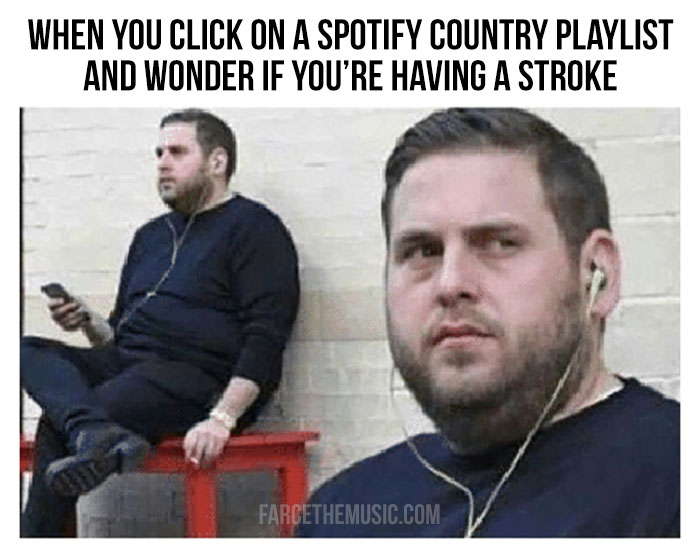 Farce the Music: Monday Morning Memes: George Jones, Aaron Tippin, Spotify