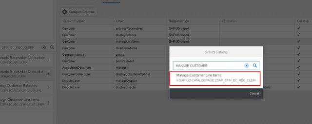 SAP Fiori – Manage Customer Line Items Configuration - Step By Step