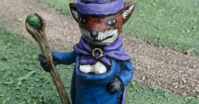 Tim's Miniature Wargaming Blog: Foxy Wizard Vixen for Burrows and Badgers